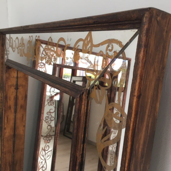 Зеркало большое напольное и настенное в полный рост в зеркальной раме ...