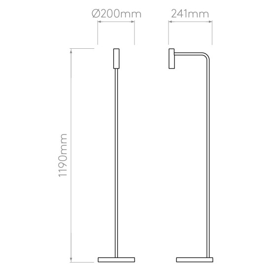 Торшер Enna Floor LED 1058003 — купить в Москве в интернет-магазине ...